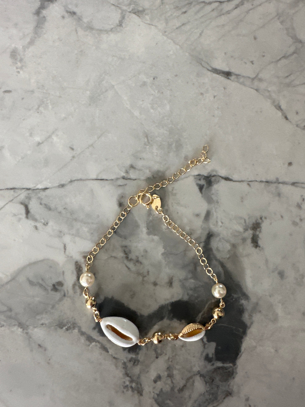 Shell Gold Bracelet – Jacqueline Lee