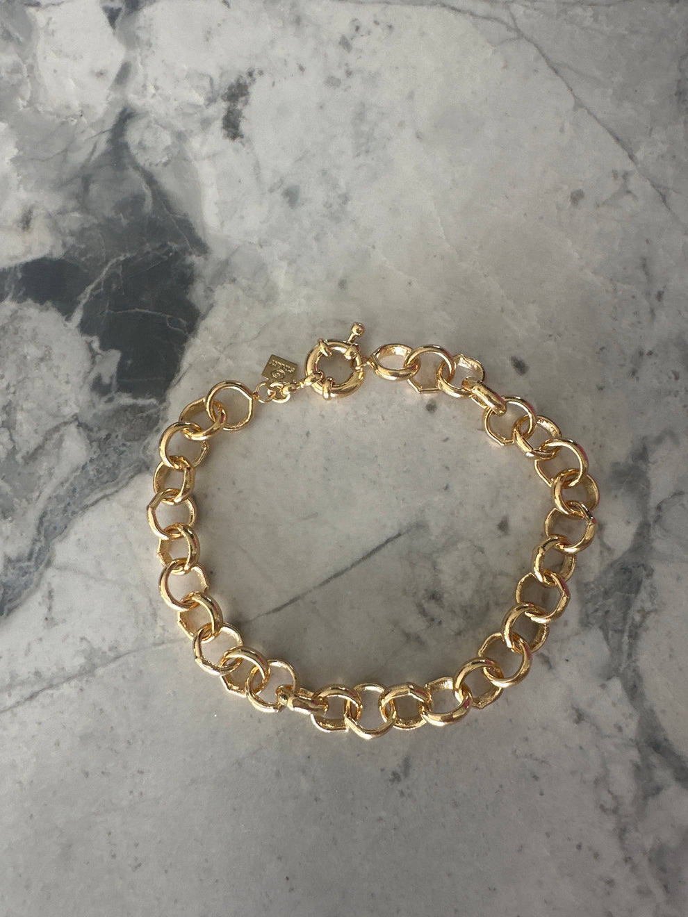 Chunky Rolo Chain Bracelet Gold – Jacqueline Lee