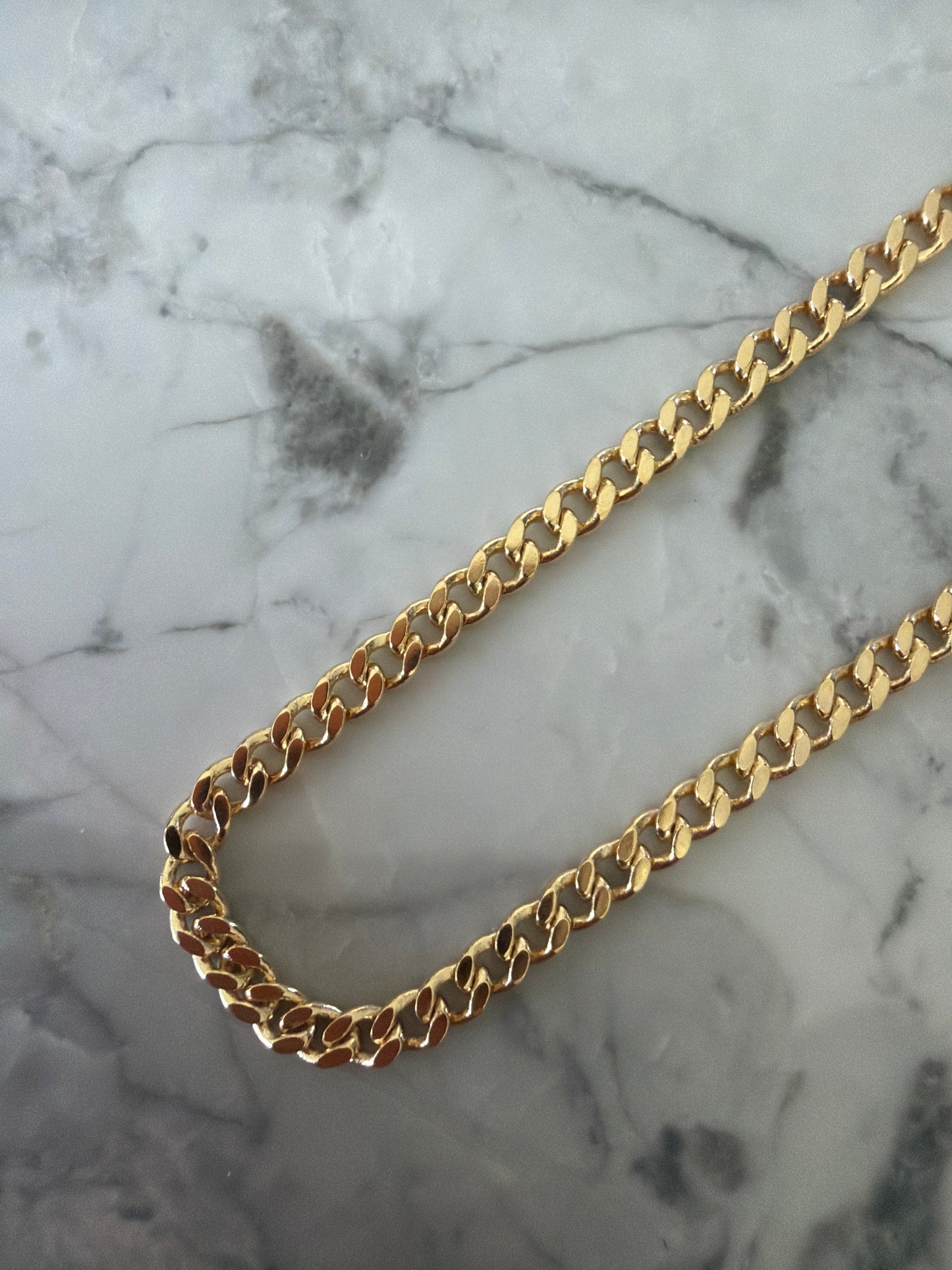Cuban Chain 18k gold-filled bracelet – Jacqueline Lee